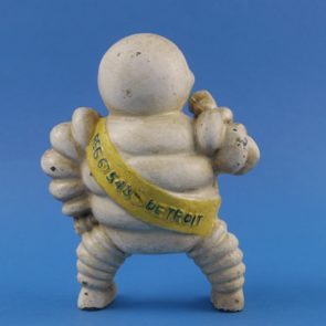 Michelin Man - Bibendum - Cast Iron Money Box - Annie's Attic Antiques